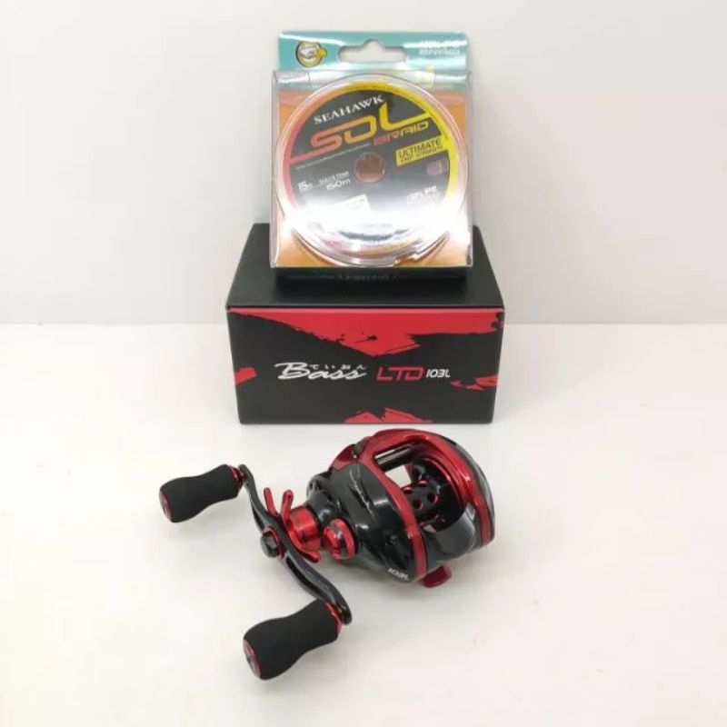 SEAHAWK BASS LTD 103L FISHING REEL (FREE BRAID) | Shopee Malaysia