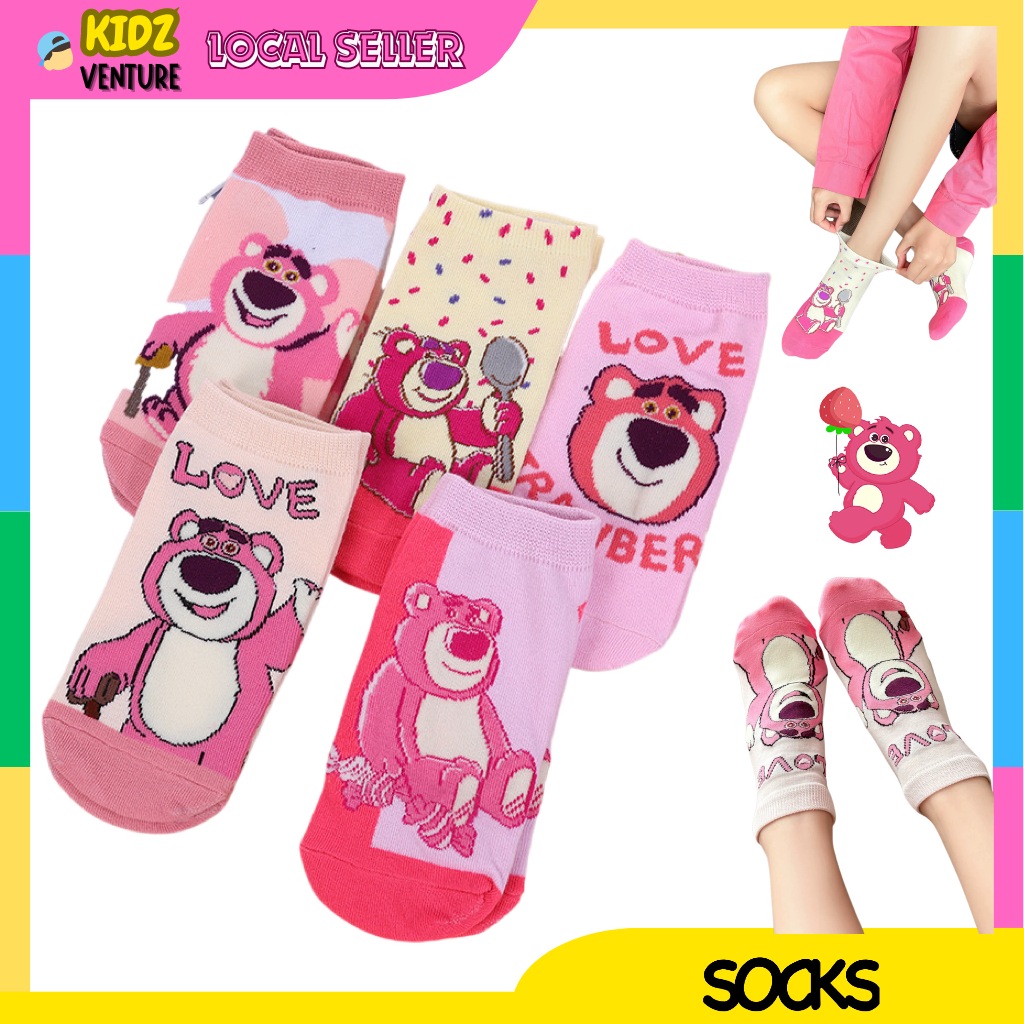 (READY STOCK) Lotso Kids Women Ins Tide Casual Socks Cute Campus Autumn ...