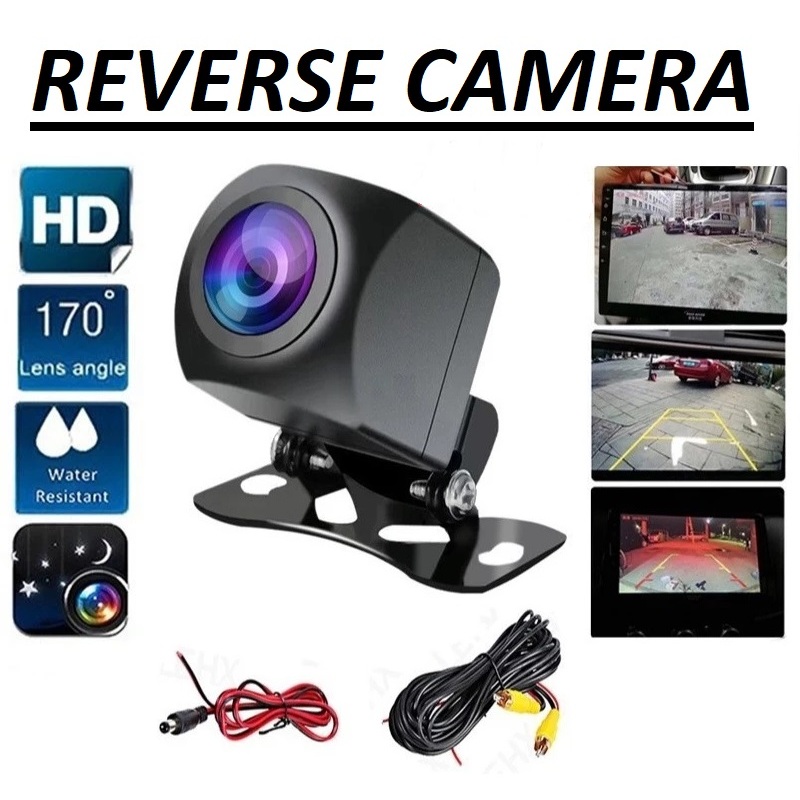 Car Reverse Camera Night Vision HD Lens 170" Degree Wide Angle Water ...