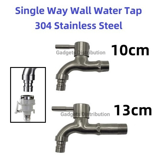 Cylinder Bar Handle Design 304 Stainless Steel Single Way Bibb Wall ...