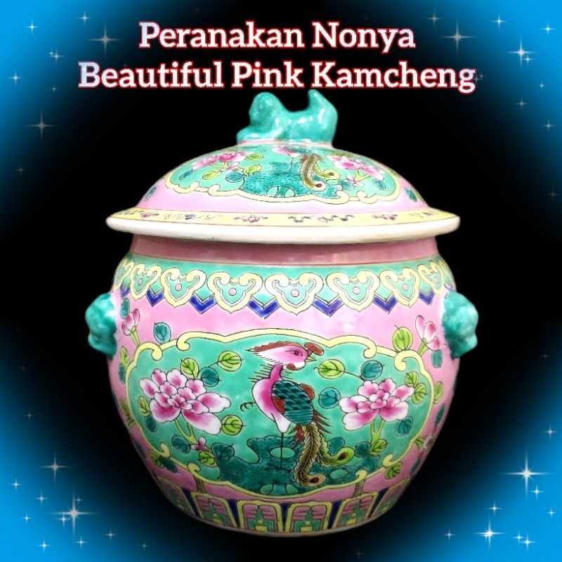 Beautiful Peranakan Nonya Nyonya Hand Painted Varieties Enamel Color ...