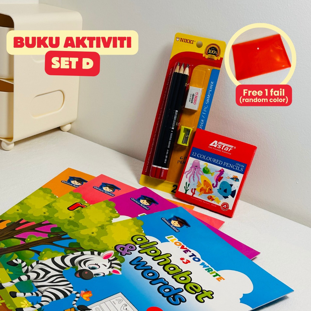 Readystock Promotion Available Preschool Learning Activity & Colouring ...