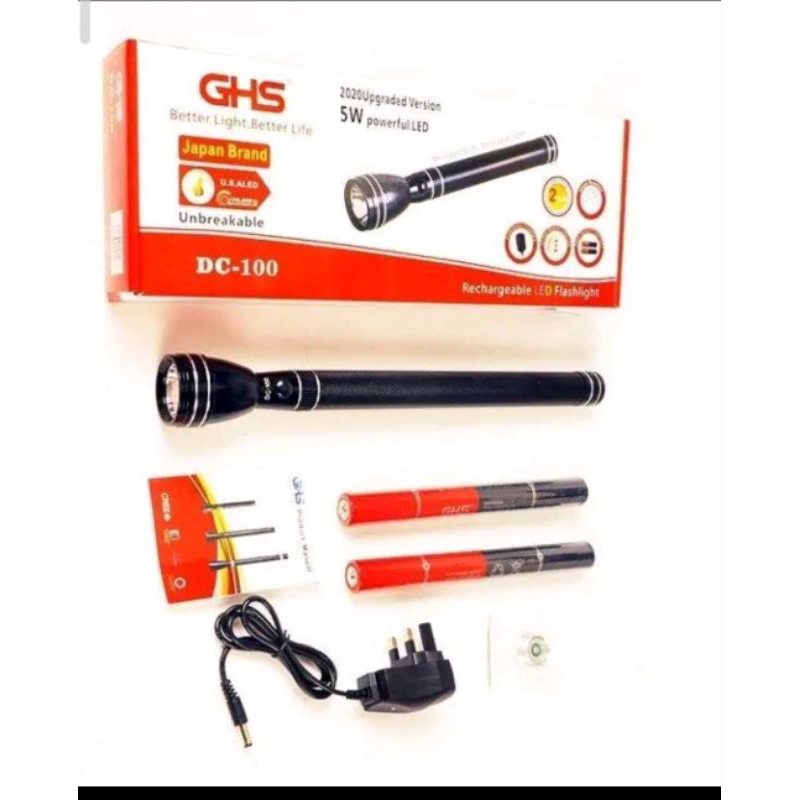 GHS Original Japane Torch Light Long Range New Version Rechargeable ...