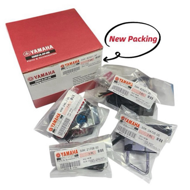 YAMAHA RXZ 55K (AD) MAIN SWITCH TANK LOCK SEAT LOCK SET KUNCI SET SUIS ...
