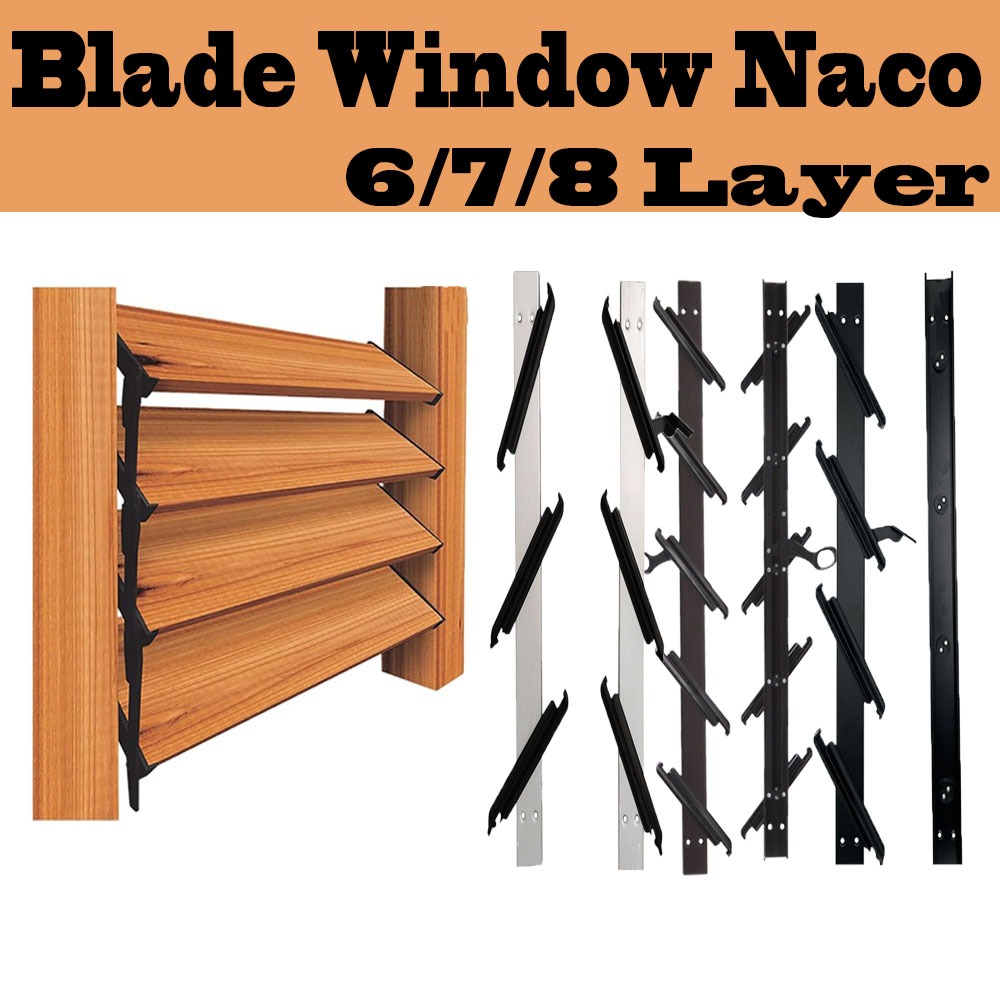 Hot PAIR KINGKONG 6/7/8 Layers Blade Traditional Naco Window Local ...