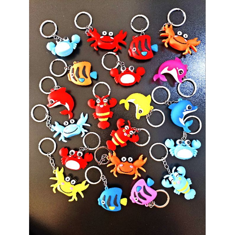 SeaWorld 3D Keychain/Crab Keychain/Lobster Keychain/ Fish Keychain ...