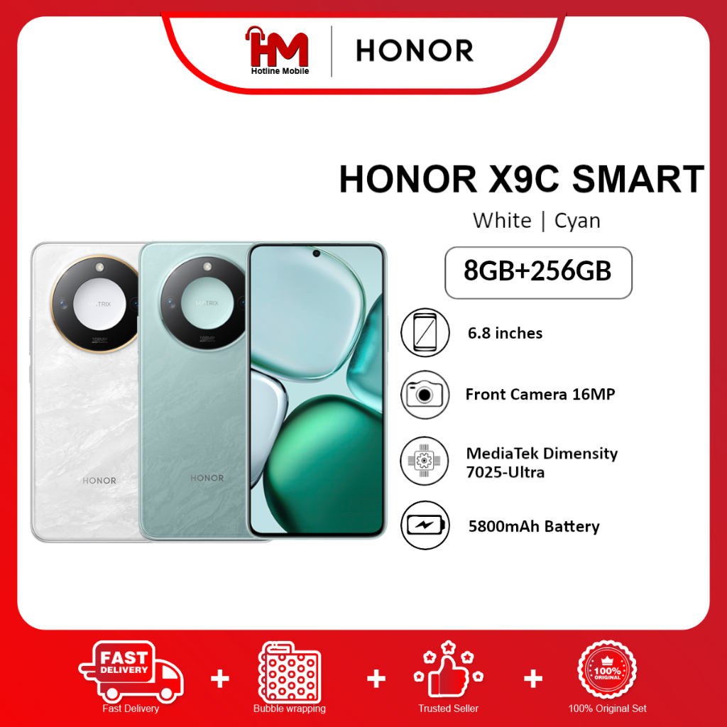 Honor X9C Smart 5G Smartphone (8GB RAM+256GB ROM) | Original Honor Malaysia | Shopee Malaysia