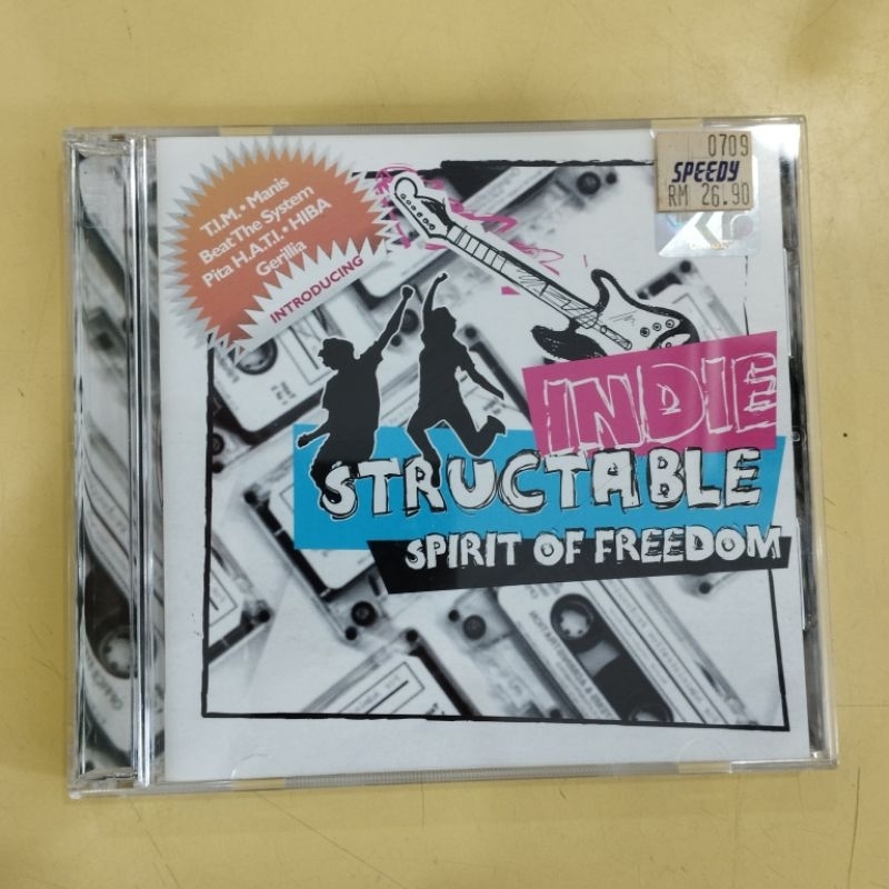 (2CD) INDIE STRUCTABLE SPIRIT OF FREEDOM Compilation Album | Shopee ...
