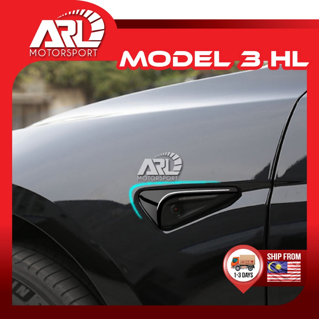 Tesla Model 3 Highland 2024-2025 Side Fender Camera Cover Turn Signal ...