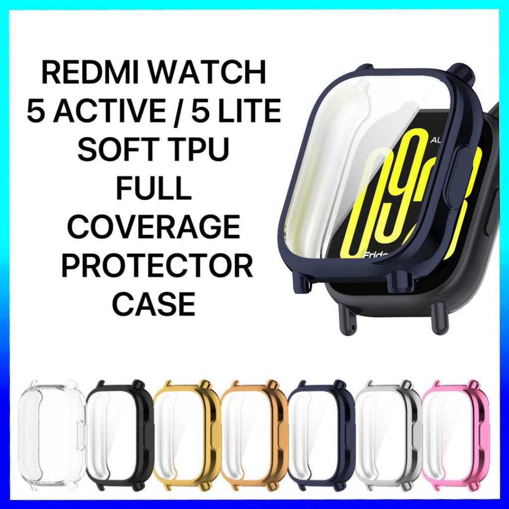 Redmi Watch 5 Lite / 5 Active Soft Tpu Full Coverage Protector Case ...