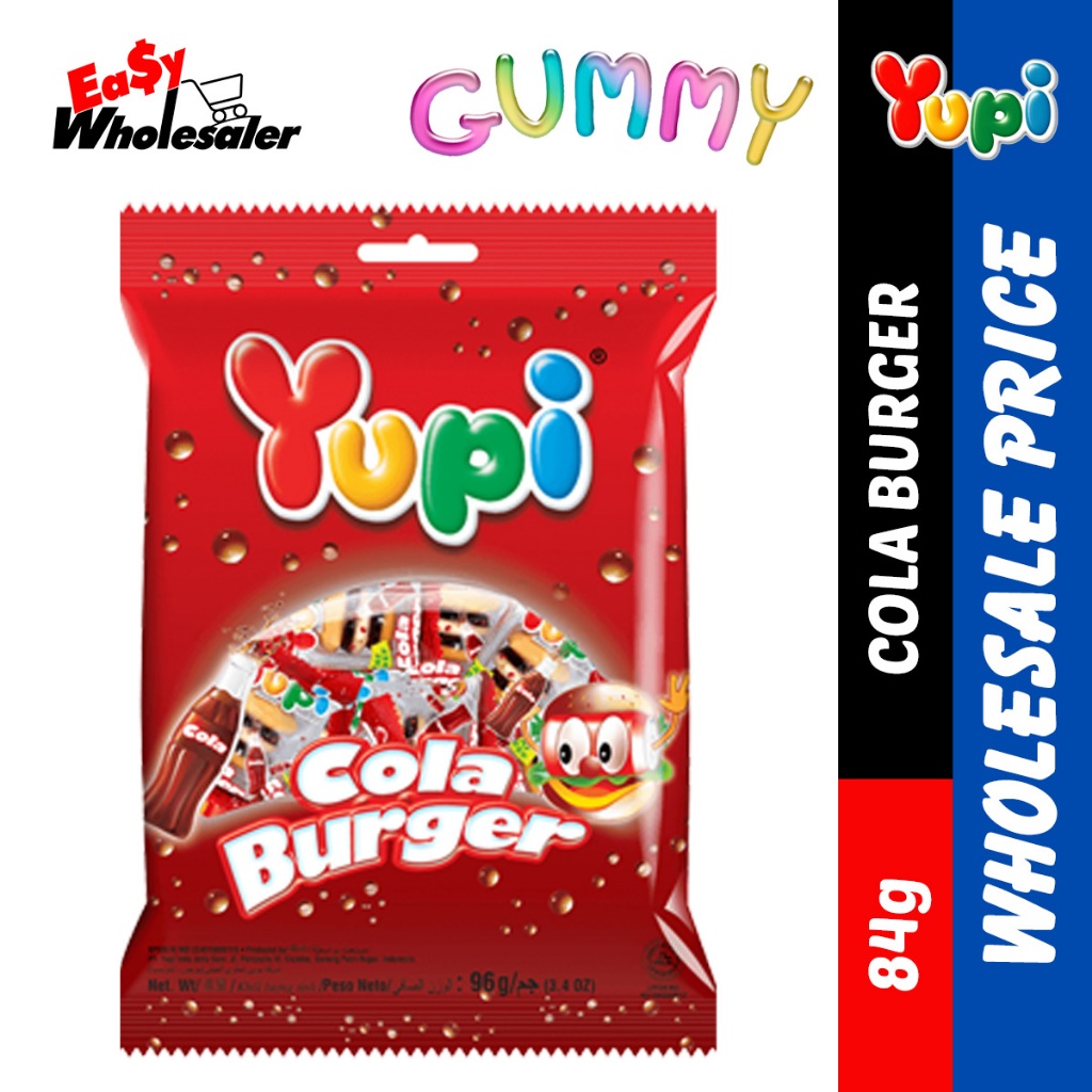 Yupi Cola Burger Gummy (84g) | Shopee Malaysia