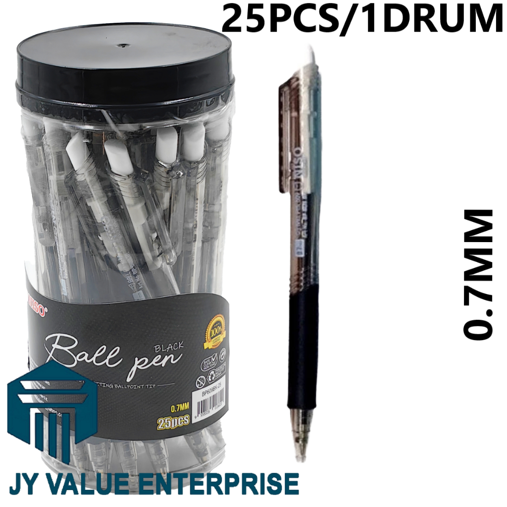 Niso Ball Pen BP609 Pen 0.7mm (25 pcs / 1 Drum ) | Shopee Malaysia