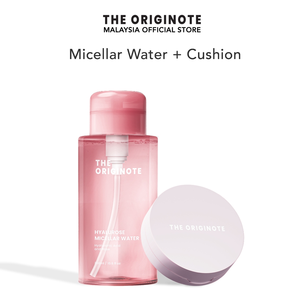 The Originote 2in1 High Cover Serum Cushion + Micellar water Makeup ...