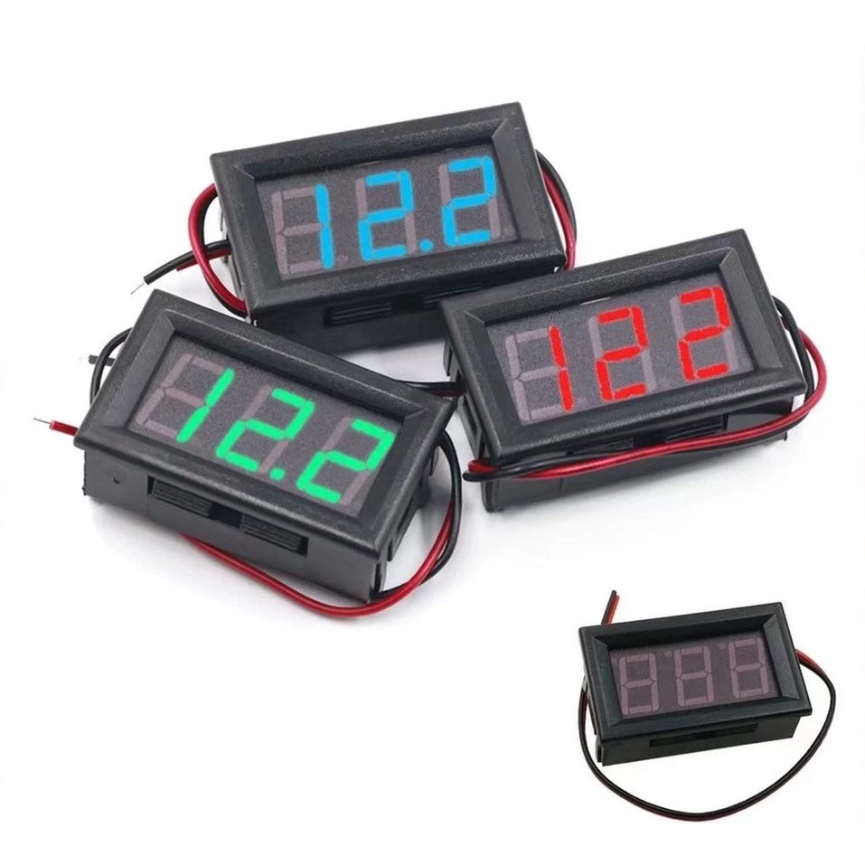Car Volt Meter 24V Voltage Monitor Digital Gauge Led Display Battery ...