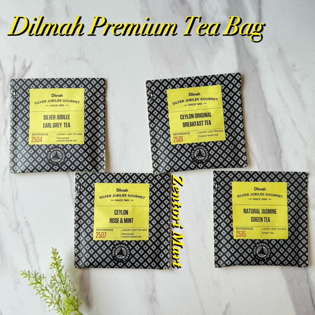 Dilmah Silver Jubilee Gourmet Luxury Tea Bag Rose & Mint/ Earl Grey ...