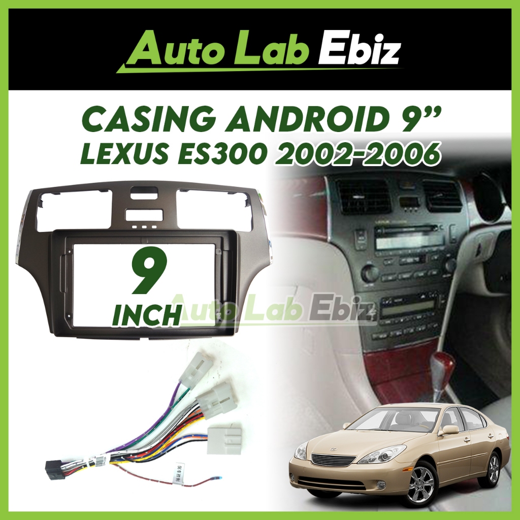 LEXUS ES300 2002-2006 Android Player Casing 9" inch with Socket Power ...