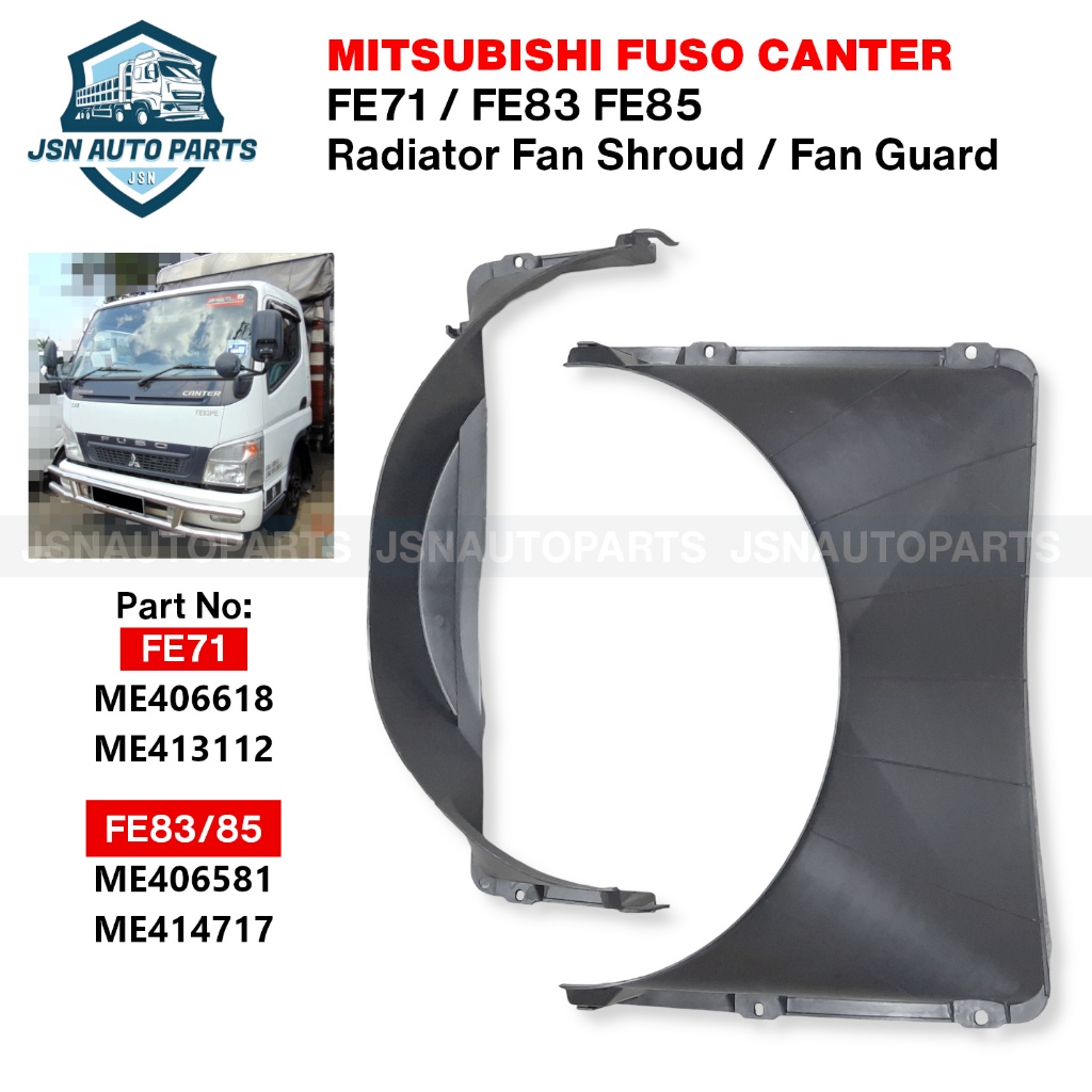 MITSUBISHI FUSO CANTER FE71 FE83 FE85 Radiator Fan Cover Fan Guard Fan ...