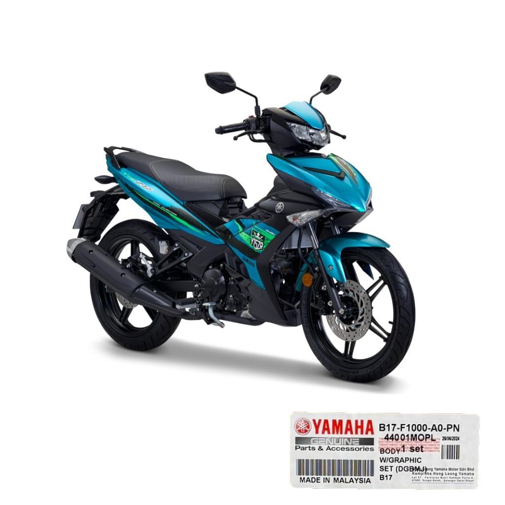 Yamaha Y15 V2 Coverset 2024 DGBMJ - B17-F1000-A0-PN (100% Original ...