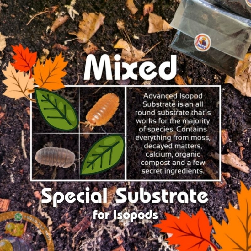 [Ready Stock] Advanced Isopod Mixed Substrate 500g & 1kg | Shopee Malaysia