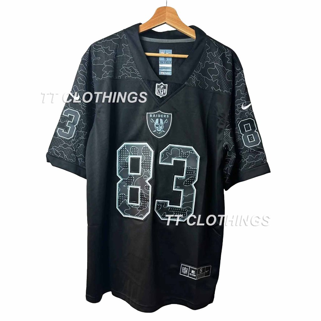 NFL American Football Premium Jersey Rugby D. Waller #83 VINTAGE BLACK ...