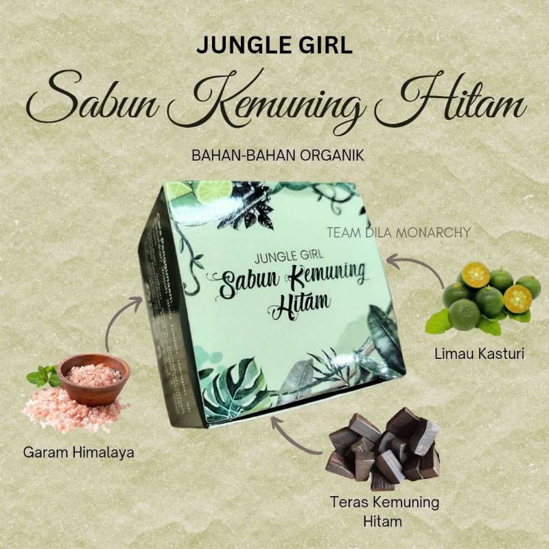 JUNGLE GIRL: SABUN KEMUNING HITAM | Shopee Malaysia