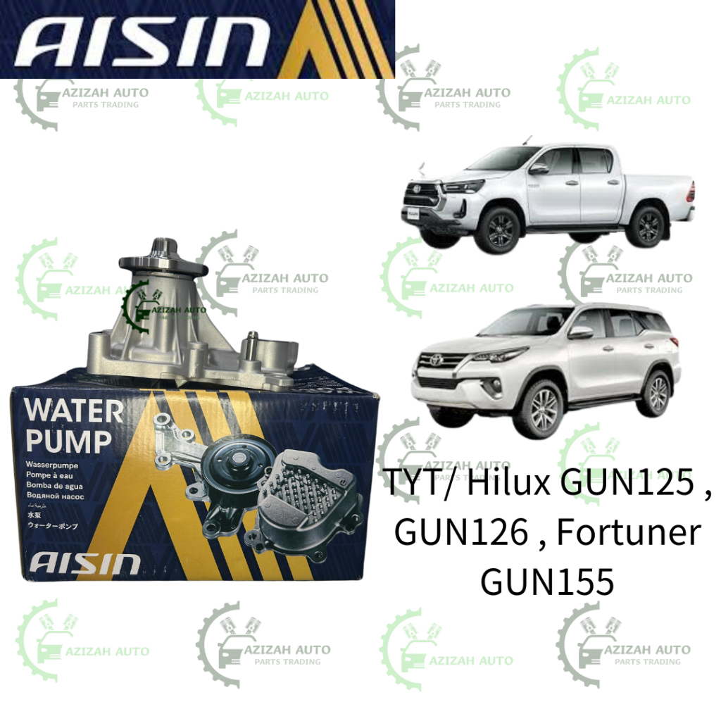 Water Pump AISIN ADVICS Toyota Hilux GUN125 , GUN126 , Fortuner GUN155 ...