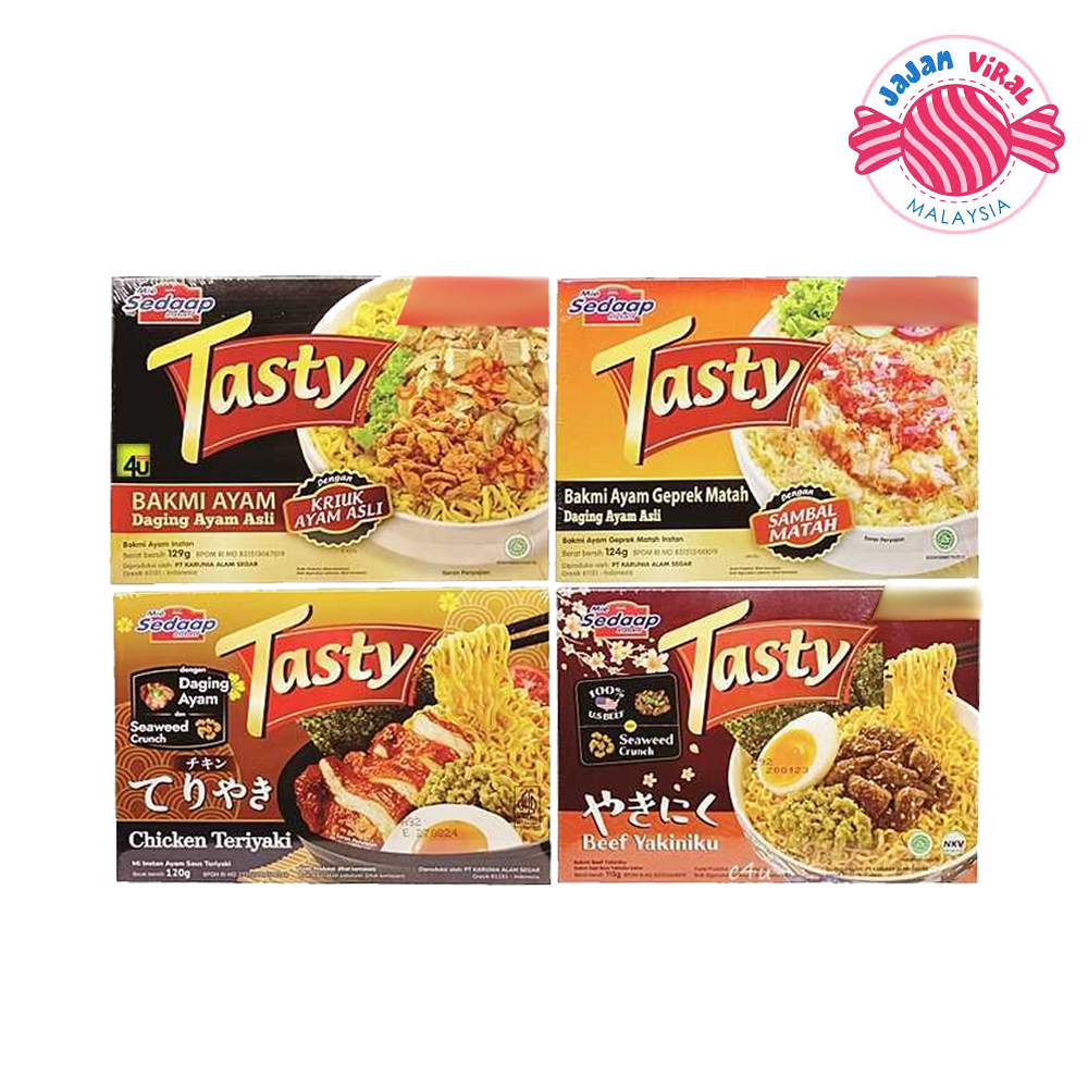 MIE SEDAAP TASTY MIE INSTANT 4 FLAVOR | Shopee Malaysia