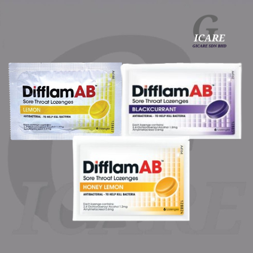DIFFLAM AB 6 LOZENGES (BLACKCURRENT/HONEY LEMON/LEMON) | Shopee Malaysia