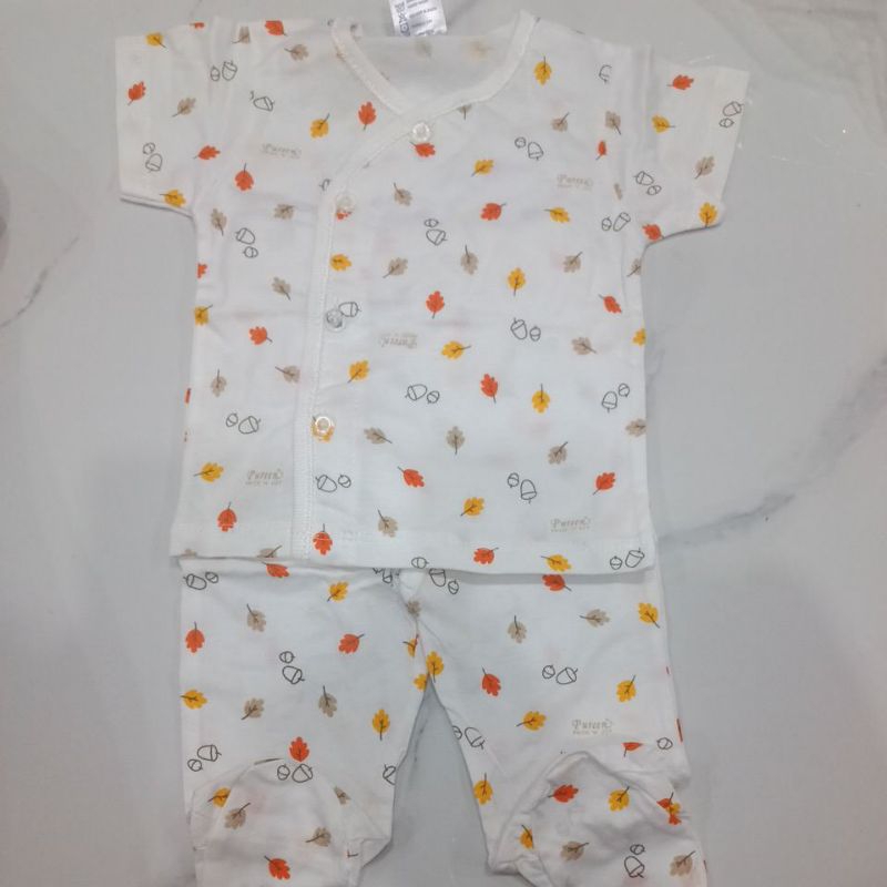 100% cotton Pureen baby set New Born(short sleeve & long pants ...