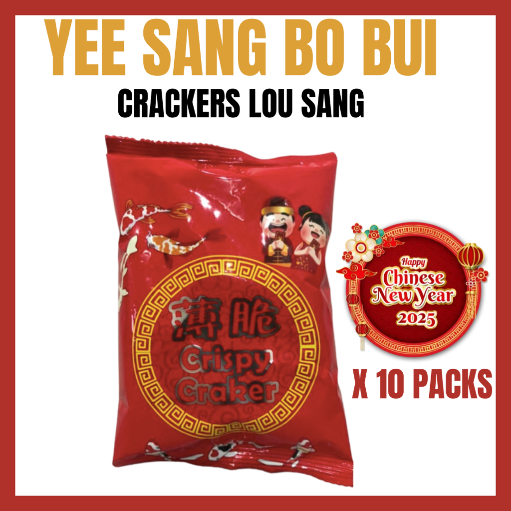 Bo Cui Crackers 薄脆 捞生 美中美 Pok Cui for Yee Sang 鱼生 Lou Sang x 10pack ...