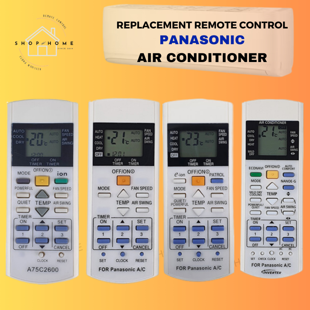 Panasonic AIRCOND REMOTE Replacement For Panasonic Air Cond Aircond Air ...