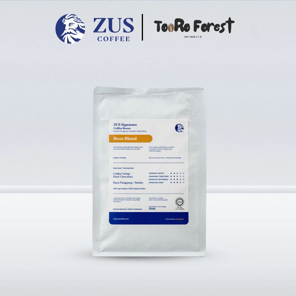 ZUS Signature Roasted Coffee Bean - Boss Blend - 250g | Shopee Malaysia