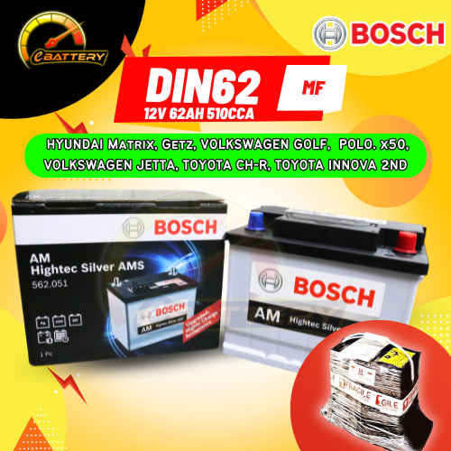 BOSCH LN2 DIN62 DIN55 DIN55R | Car Battery | Bateri Kereta | HYUNDAI ...