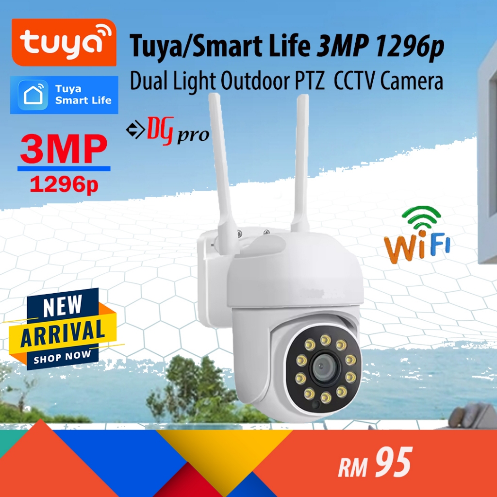 [NEW ARRIVAL] TUYA / SMART LIFE 3MP 1296p 360 Rotatable PTZ Mini ...