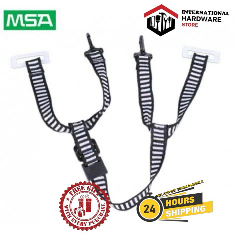 Original MSA 4point Chinstrap 3/4" Polyester Webbing Attaches To ...