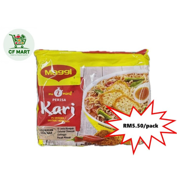 MAGGI 2-Min Noodles Curry (79g x 5 Packs) | Shopee Malaysia
