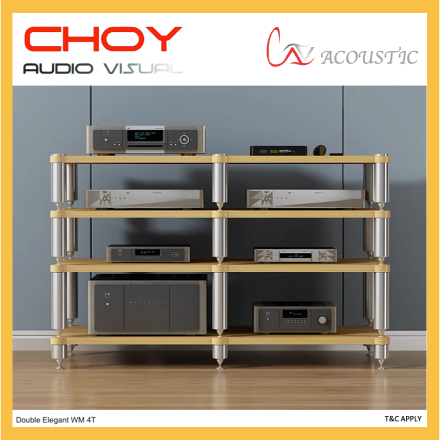Cav Acoustics Double Elegant WM 4T Hifi Rack | Shopee Malaysia