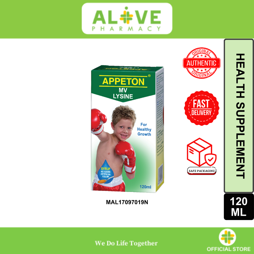 APPETON MULTIVITAMIN SYRUP WITH LYSINE 120ML | Shopee Malaysia