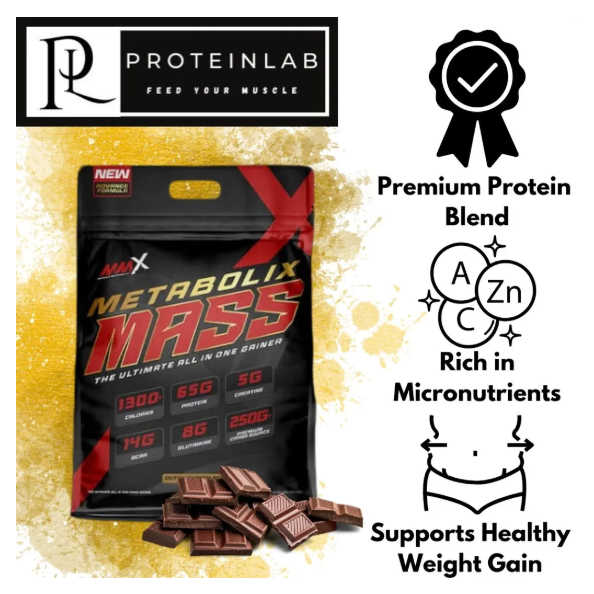 MMX Muscle Metabolix Mass Gainer Dutch Chocolate 13lbs ( New Packaging ...