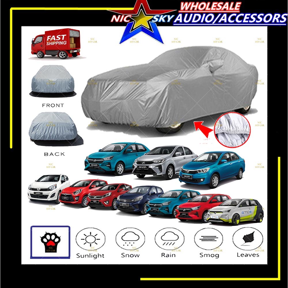 Perodua Bezza Peva Protection SunProoF & Waterproof Car Cover Size L ...