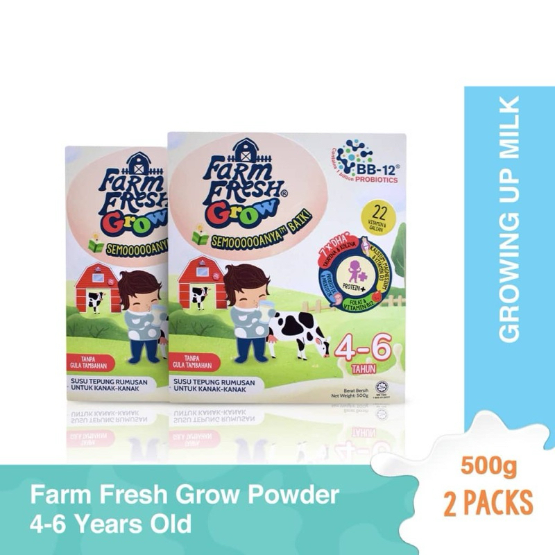 POWDER MILK FARM FRESH 500G X2BOX | Shopee Malaysia