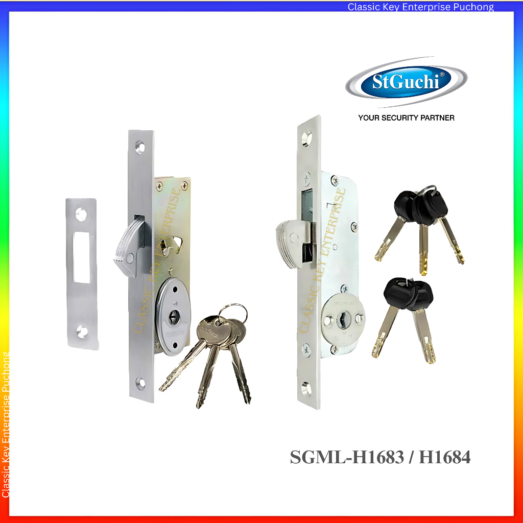 St Guchi Mortise Hook lock Model SGML H1683 / H1684 | Shopee Malaysia