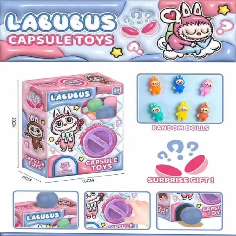 Labubu Funny Egg Mystery Box Capsules | Shopee Malaysia