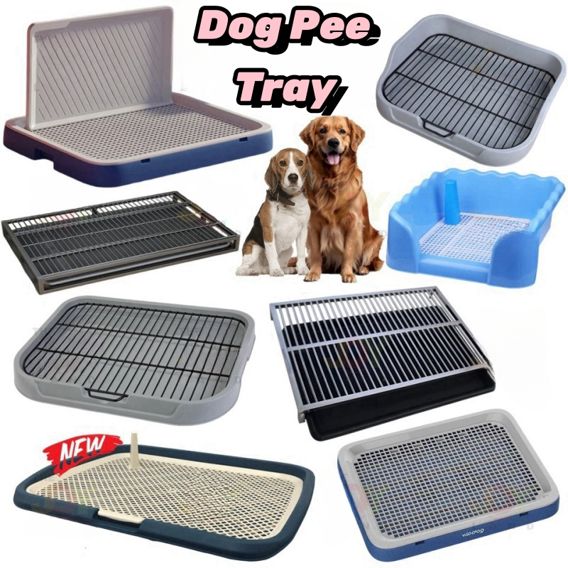 Dog Pee Tray Pet Toilet - Metal Pee Tray Plastic Tray Dog Puppy Toilet ...