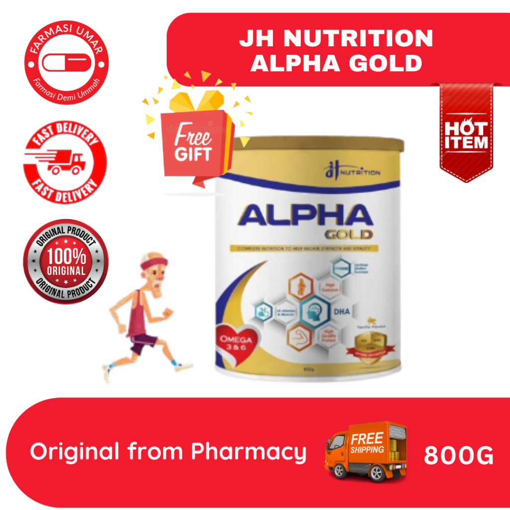 [JH NUTRITION] Alpha Gold 800g-Kencing manis/ Susu Nutrisi Lengkap ...
