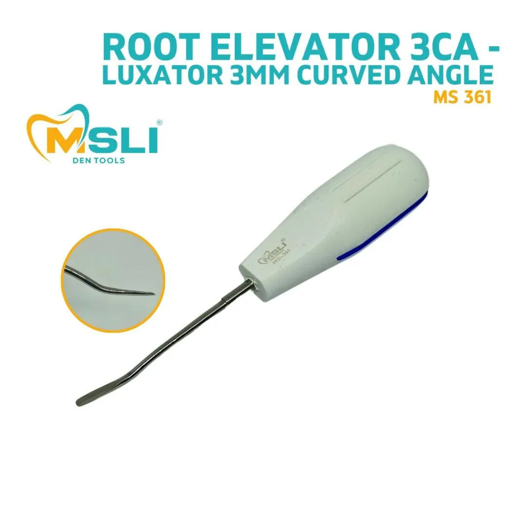 (MS-361) - ROOT ELEVATOR 3CA - LUXATOR 3MM CURVED ANGLE | Shopee Malaysia