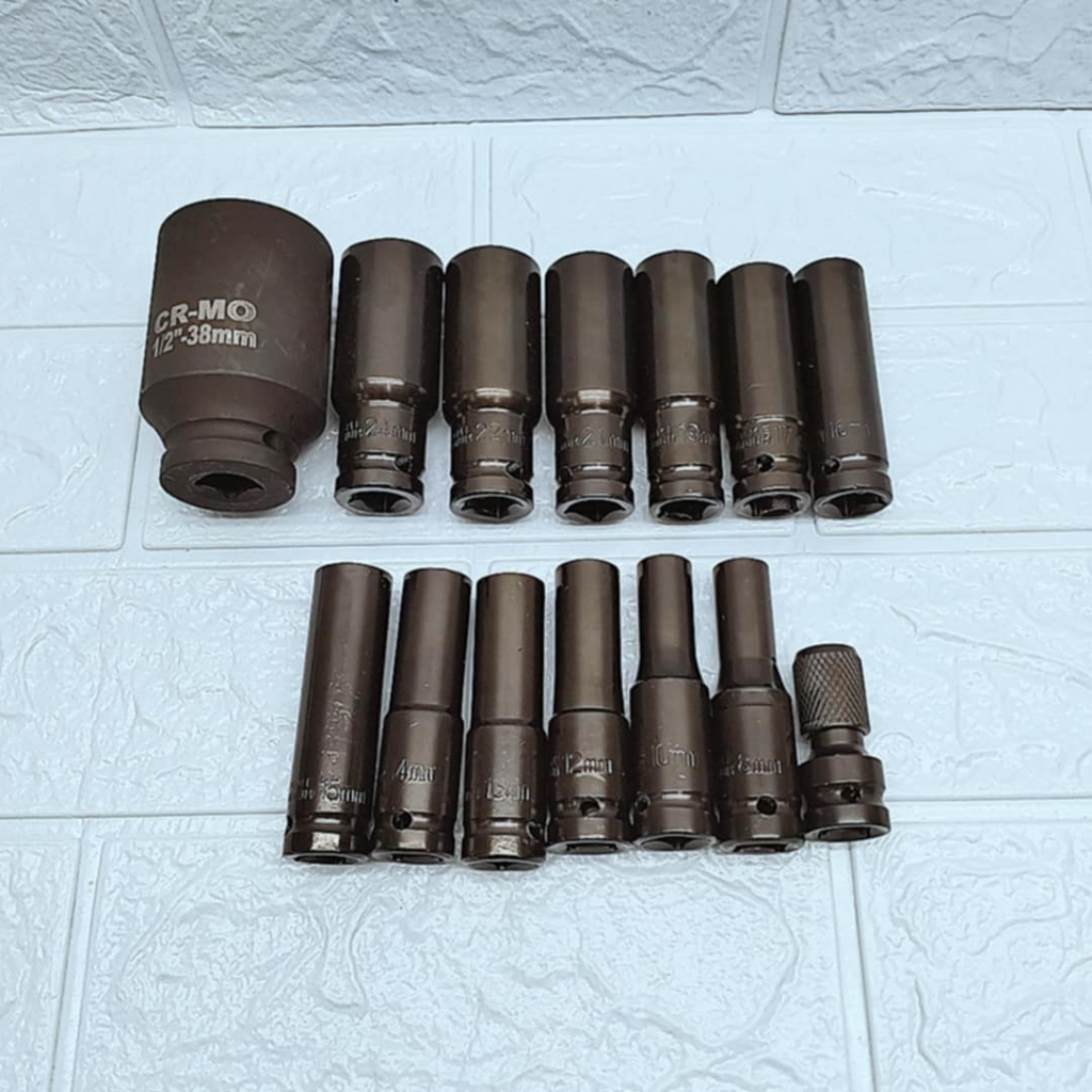 Long impact wrench socket / Wrench Adapter (1/2") (8-38mm) refrigerator ...