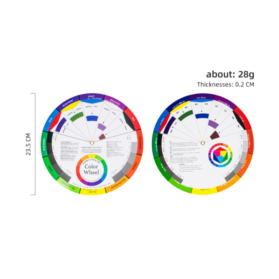 Color Mixing Color Theory for Designers Palette Color Wheel | Shopee ...