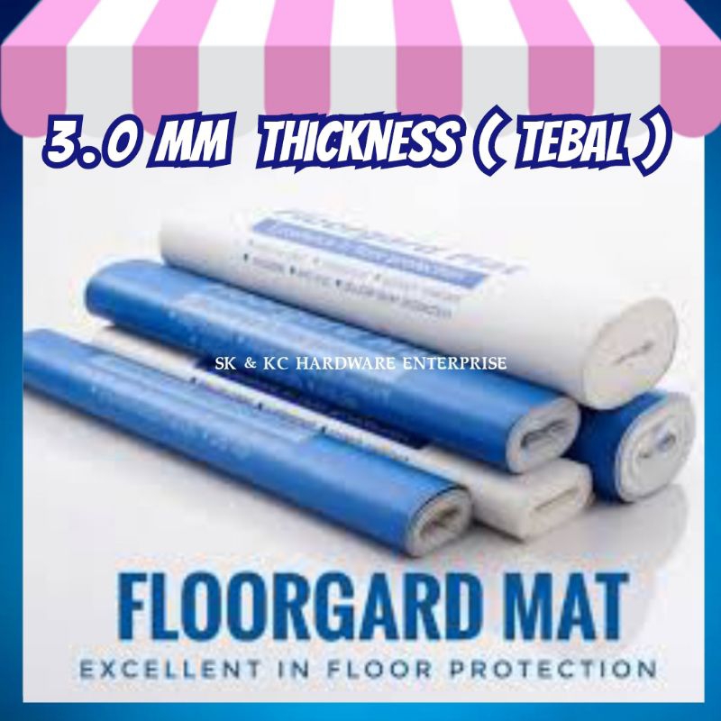 3.0mm floorgard mat underlay for interlocking flooring SPC flooring ...