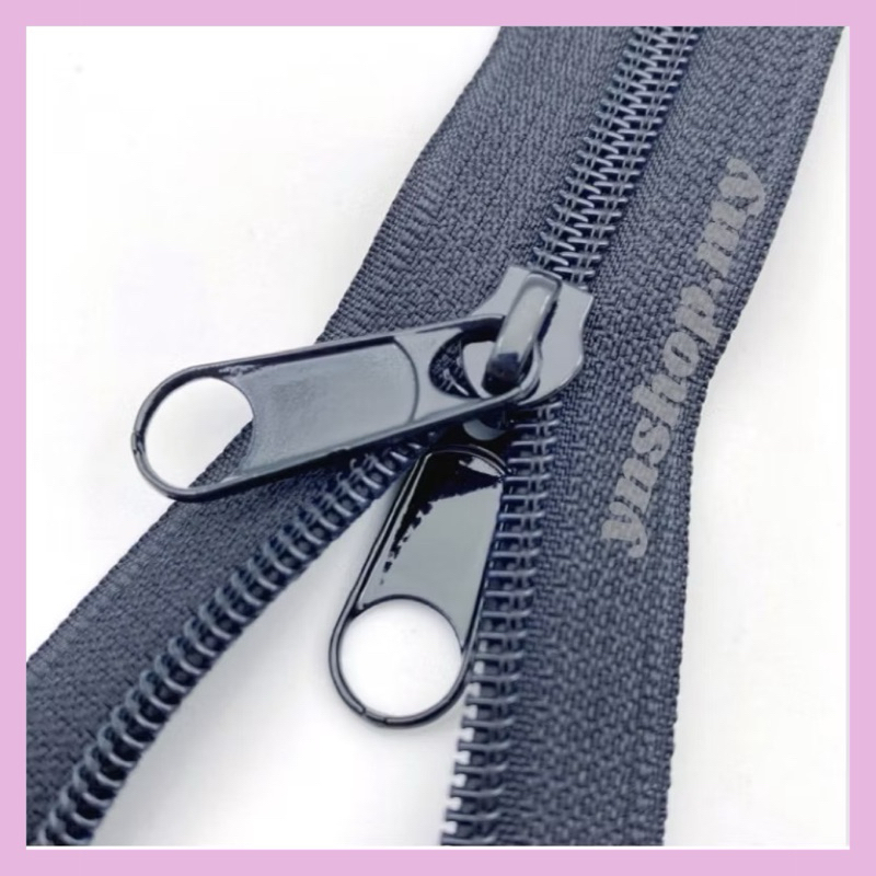 [1m+slider ]Double Sided Zipper Slider #5 / Kepala Zip Double Sided ...